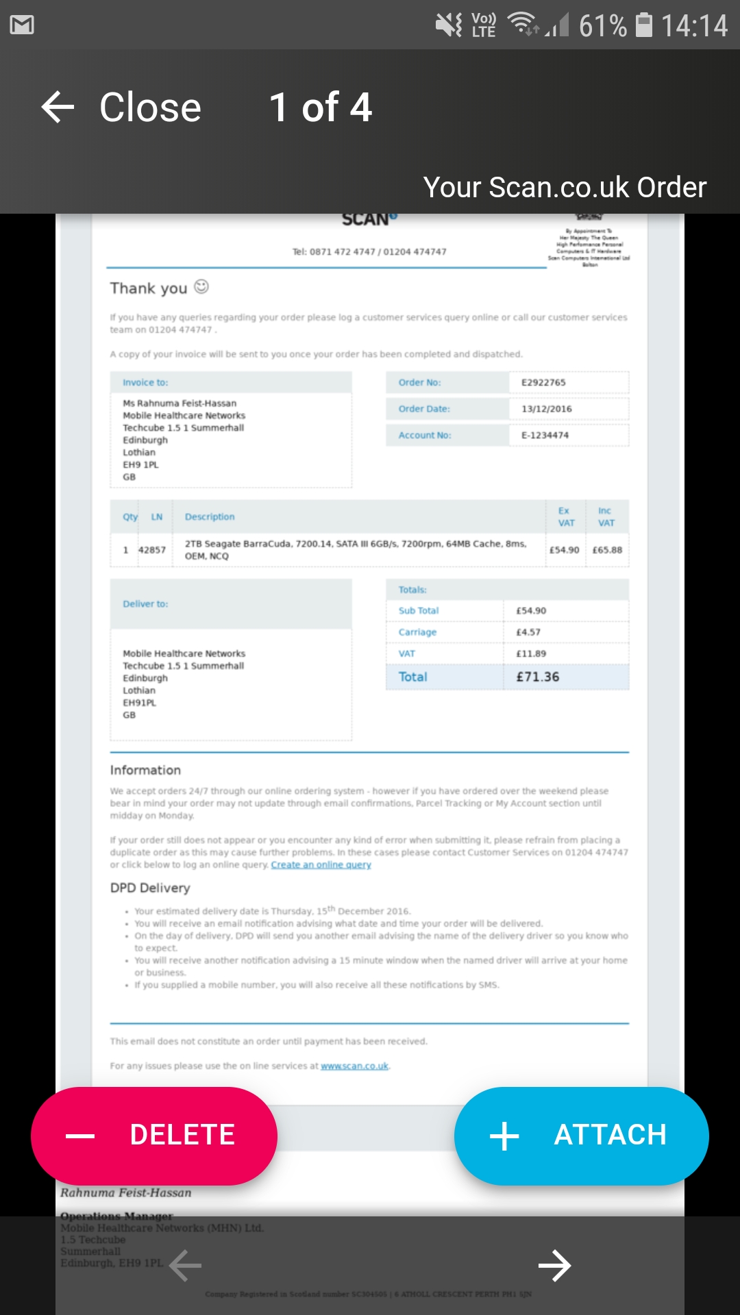 Emailing Receipts - aio*