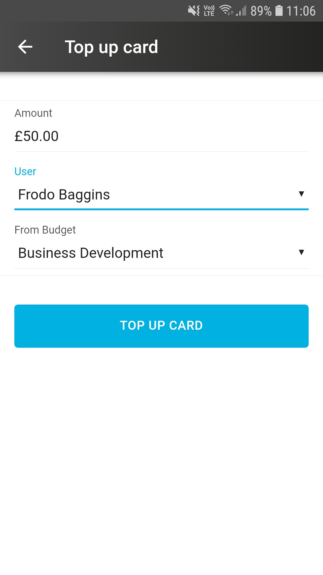 Topping Up Cards - aio*